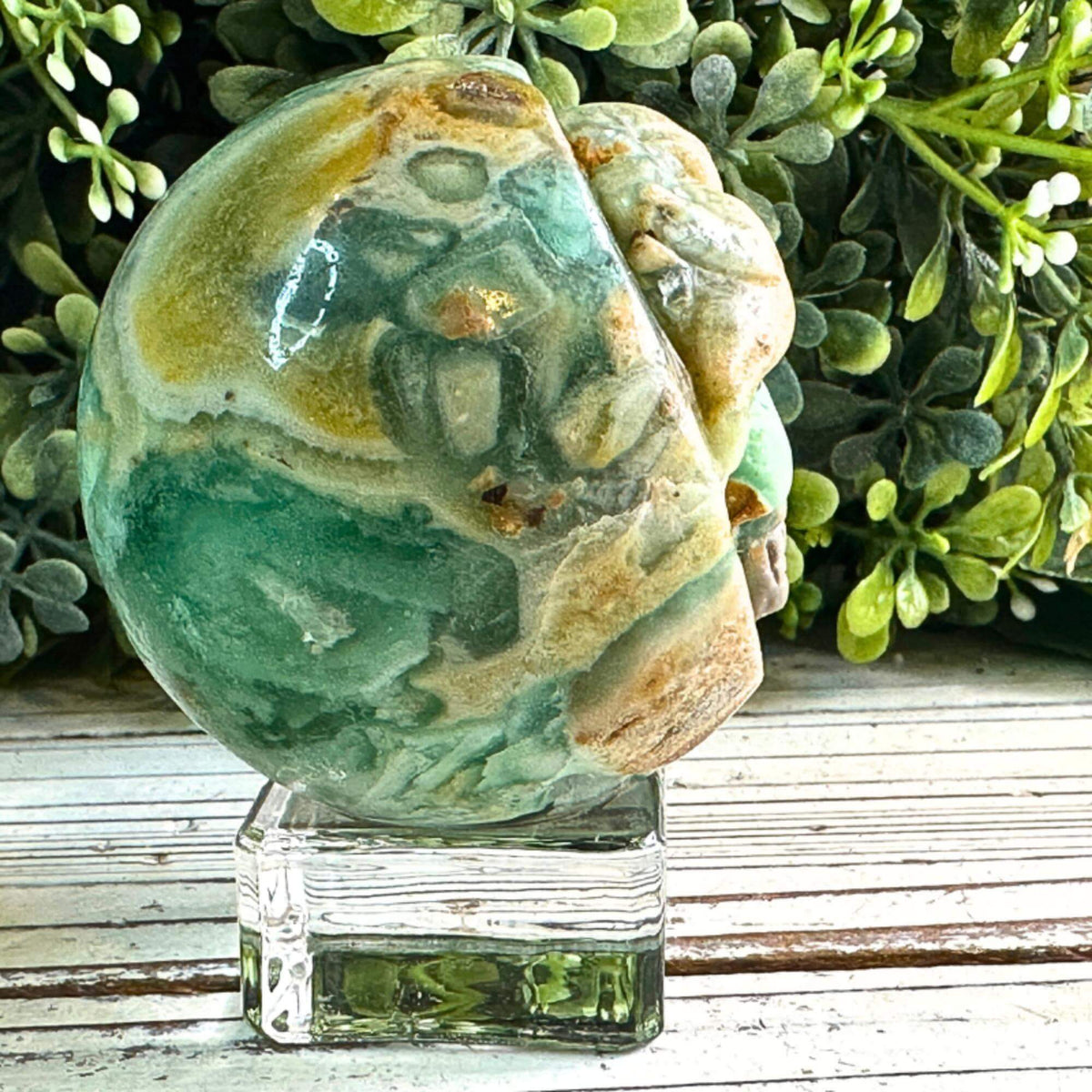 Genuine Variscite Crystal Sphere – Crystal Heart Journeys
